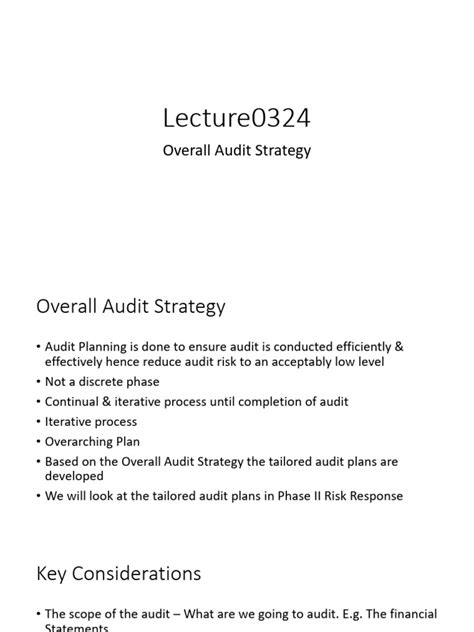 Lecture 0324 Pdf Audit Financial Audit