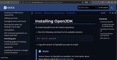 Instalar Jdk Java Development Kit En Fedora Nobara Y Derivados De