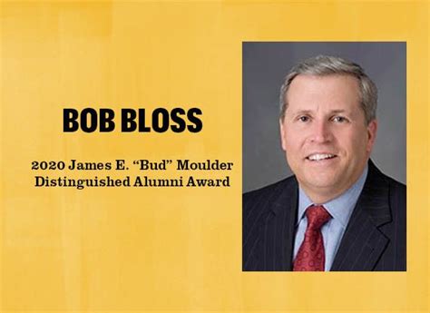 Congratulations To Bob Bloss Bs Imse 77 Who Received The 2020 James E “bud” Moulder