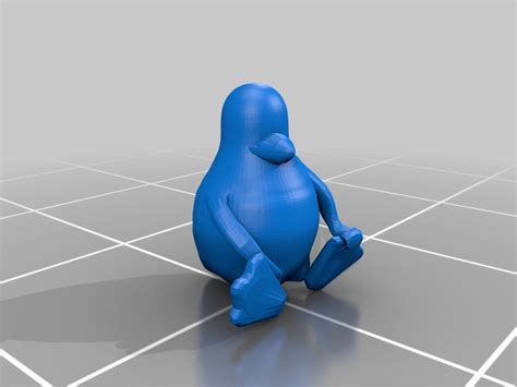 Tux The Linux Penguin Statue By FrankkieNL Download Free STL Model Printables Com