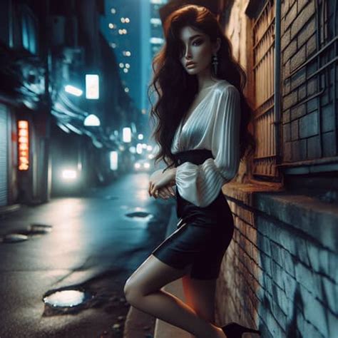 100 Dollar Prostitute On Midnight Streets Ai Art Generator Easy