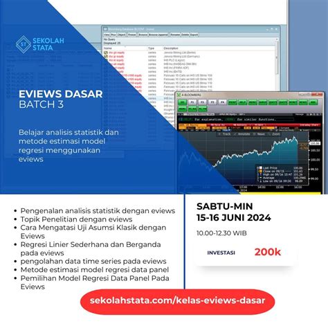 Sekolah Stata On Linkedin Sekolah Stata On Instagram Kelas Analisis Statistik Dengan Pendekatan