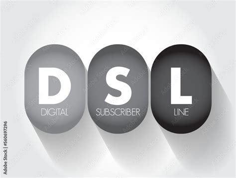 Dsl Digital Subscriber Line Technology That Are Used To Transmit Digital Data Over Telephone