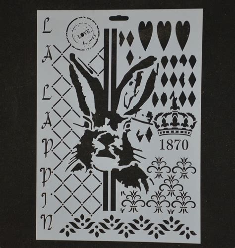 STENCIL LA LAPPIN X CM Wannapaint