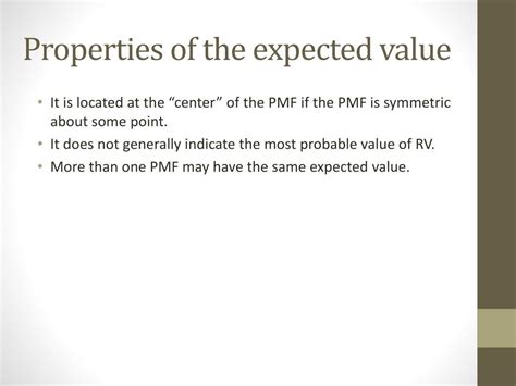 Ppt Expected Values For Discrete Random Variable Powerpoint Presentation Id 2419835