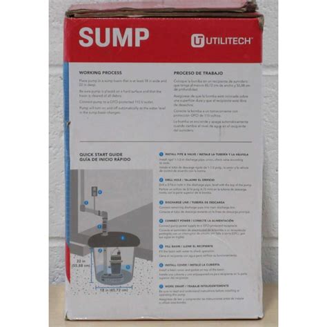 Utilitech 1 2 Hp Aluminum Submersible Sump Pump Tools And Hardwares Online Sale