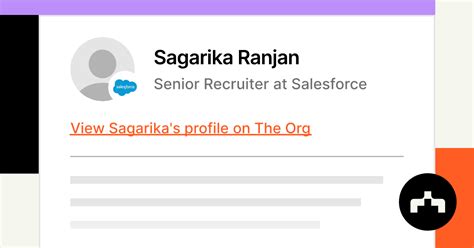 Sagarika Ranjan Senior Recruiter At Salesforce The Org