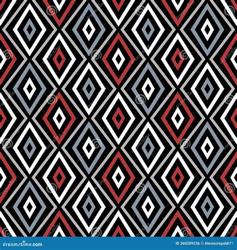 Lozenge Pattern Glow Red Stock Image 106102165