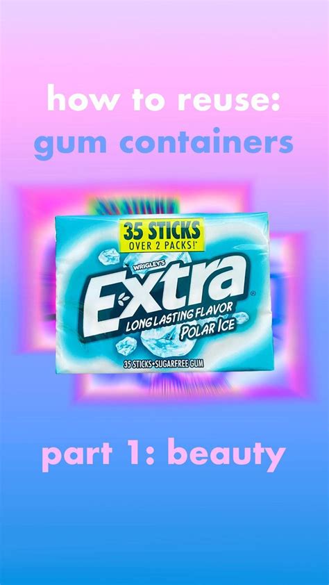 Gum Container Craft Beccas Little World Household Storage
