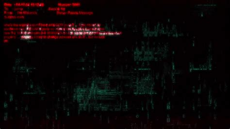 Hack Screen Data Matrix Simulation With Stock Motion Graphics Sbv