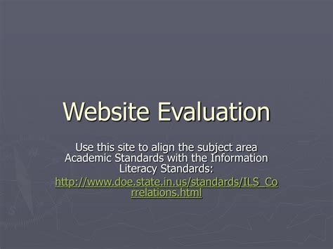 PPT Website Evaluation PowerPoint Presentation Free Download ID 4295596