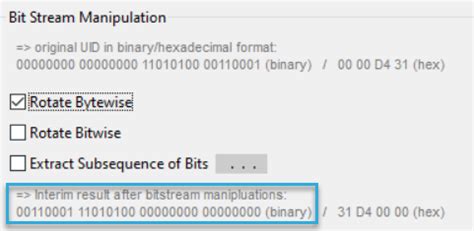UID Conversion Options BALTECH Docs