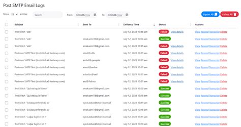 Attachment Support Post Smtp