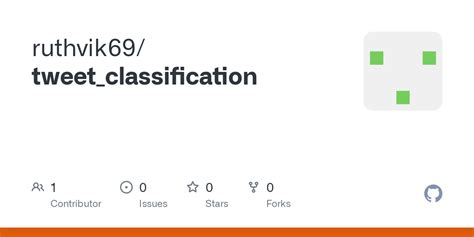 Github Ruthvik69tweetclassification
