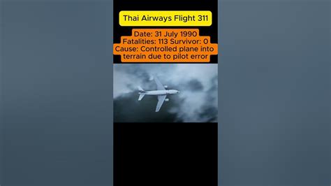 Tg311 Shorts Aviation Avgeek Planecrash Crash Thaiairways