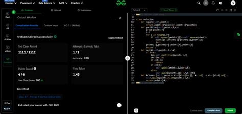 Geekstreak2025 Geeksforgeeks Problemsolving Codingjourney Gfg160