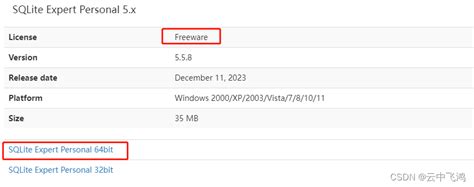 Sqlite下载安装 Sql Expert可视化管理工具sqlite Expert Csdn博客