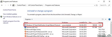 Windows 10 Toast Notification Script Update Personal Greeting And Protocol Based Reboot Imabdk