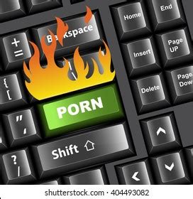 Porn Button Keyboard Vector Illustration Stock Vector Royalty Free 404493082 Shutterstock
