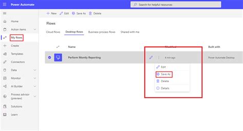 Power Automate Desktop Flow Copy Serverless Notes