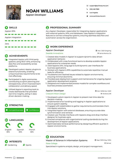 10 Appian Developer Resume Samples And Templates For 2025