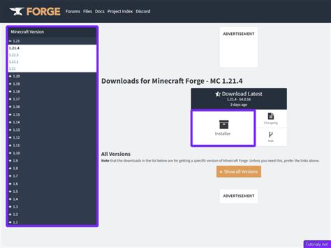 How To Download And Install Minecraft Forge Mod Loader 2025 Tutorialy