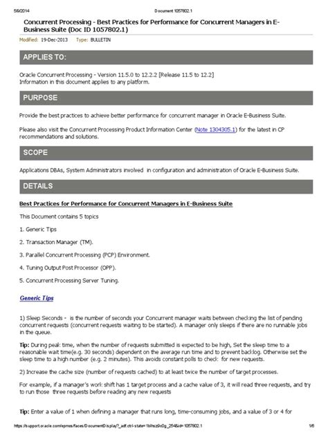 Concurrent Processing Best Practices For Performance For Concurrent