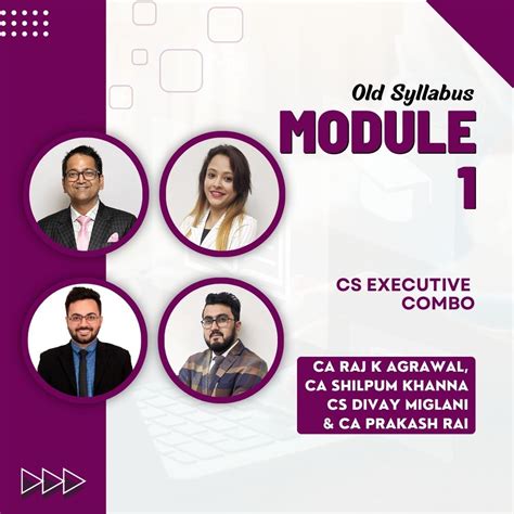 Cs Executive Module 1 Combo All Subjects Old Syllabus