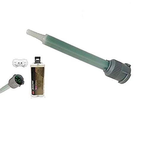 Epoxy Adhesive Mixing Nozzle Tip Resin Mixer Adhesive Gun Applicatior For 50ml 1 7oz 1 1 Ratio