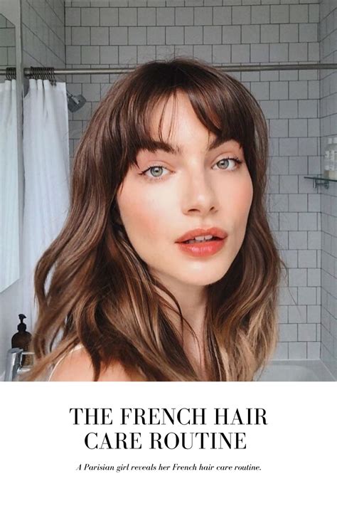 A Parisian Girl Reveals Her French Hair Care Routine French Cut Hair