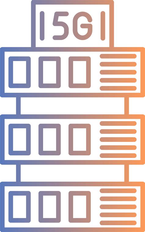 Server Line Gradient Icon 36987606 Vector Art At Vecteezy