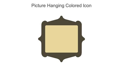 Picture Hanging Colored Icon In Powerpoint Pptx Png And Editable Eps Format