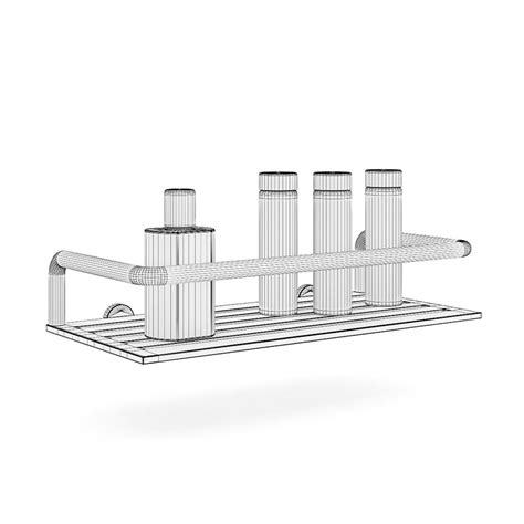Shower Shelf Cgaxis 3d Models Pbr Hdri For Your 3d Visualizations Projects