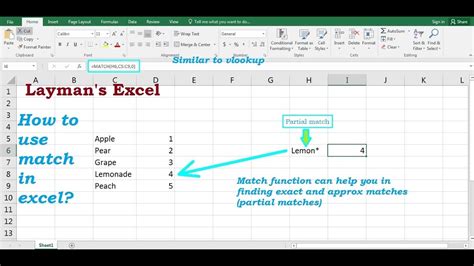 How To Use Match Function In Excel For Exact And Approximate Matches