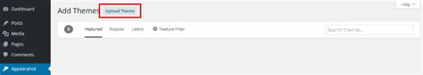 Step By Step Guide On How To Upload A Theme In Wordpress