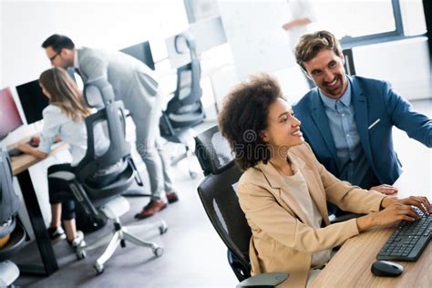 Startup Business People Group Of Programmer Working As Team To Find