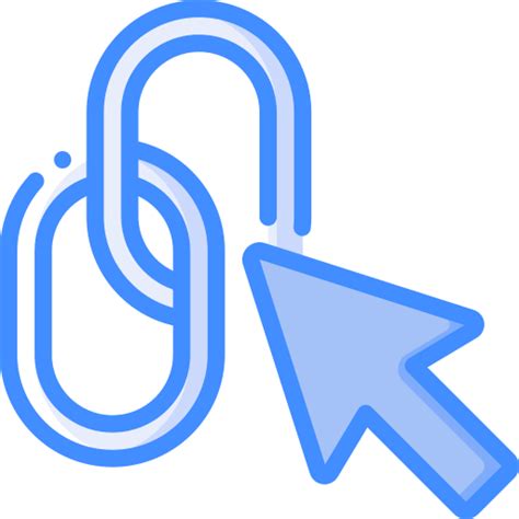 Hyperlink Basic Miscellany Blue Icon