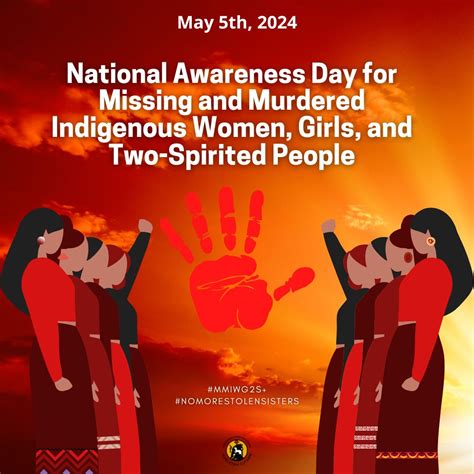 May 5th Is National Awareness Day For Missing And Murdered Indigenous Women Girls And Two