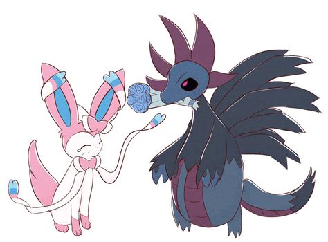 Sylveon And Hydreigon By Alkim45 On Deviantart