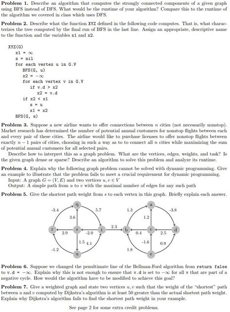 Problem Describe An Algorithm That Computes The Chegg