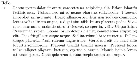 Avoiding Linebreak Before Environment Adjustwidth Tex Latex Stack