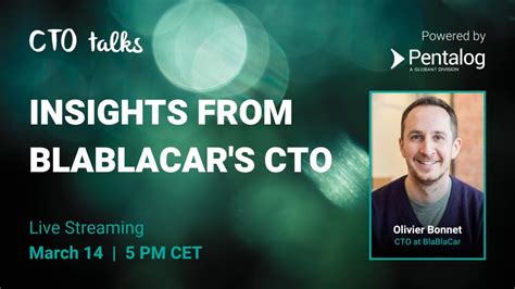 Elena Ciorba On Linkedin Cto Talks Insights From Blablacars Cto