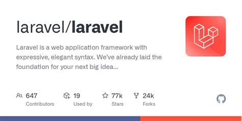Laravel Web Application Framework With Expressive Elegant Syntax R