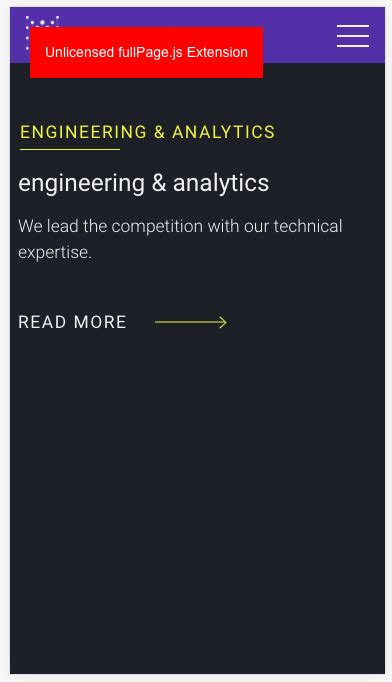 inside sections slides are fullpage in mobile version · issue 4230 · alvarotrigo fullpage js