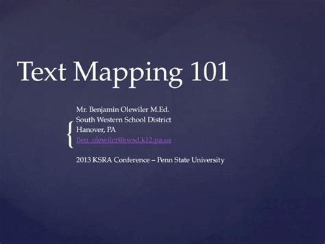 Pptx Text Mapping 101 Dokumen Tips