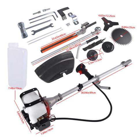Gas Weedeater 2 Cycle 26 36 52cc Weedeater Gas Trimmer 3in1 Weed Wacker Edger Ebay