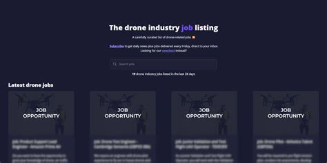 The Drone Industry Jobs Feed Carefully Curated By Dronedesk