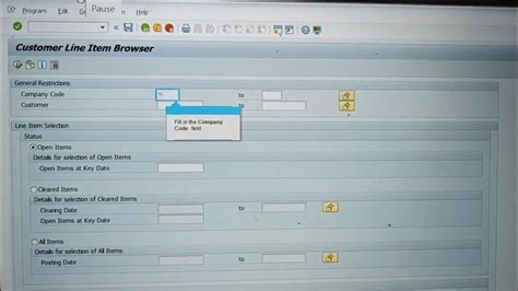 Sap Fico Fbl5n Screen T Code Fbl5n Youtube