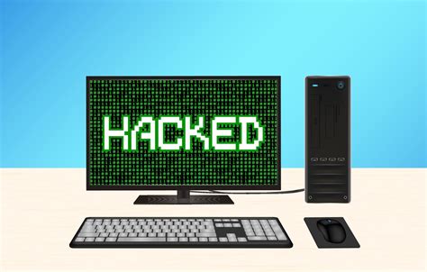 Vetor De Computador De Mesa Hackeado 2316202 Vetor No Vecteezy