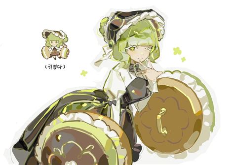 Green Tea Mousse Cookie And Green Tea Mousse Cookie Cookie Run And 1 More Drawn By F4d1a6
